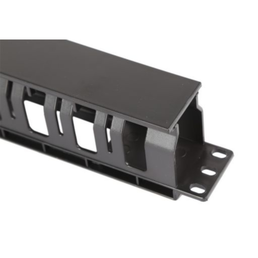19" 1ru Horizontal Plastic Finger Type Cable Manager
