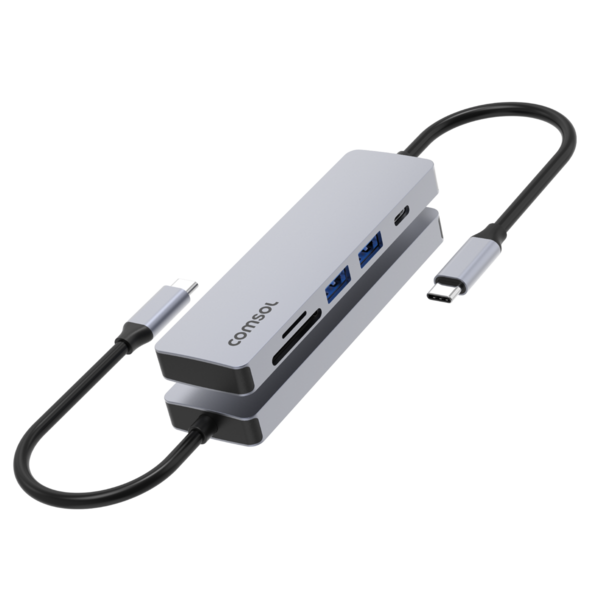 Comsol USB-C Hub 3 Port with SD Card Reader