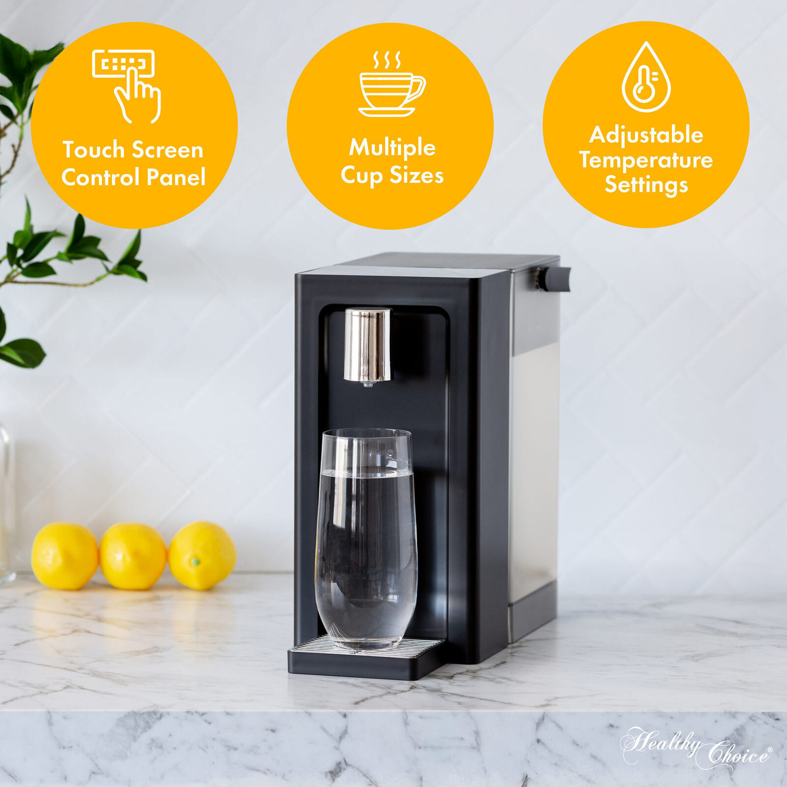 Instant Hot Water Dispenser 3L - One-Touch Operation with Adjustable ...