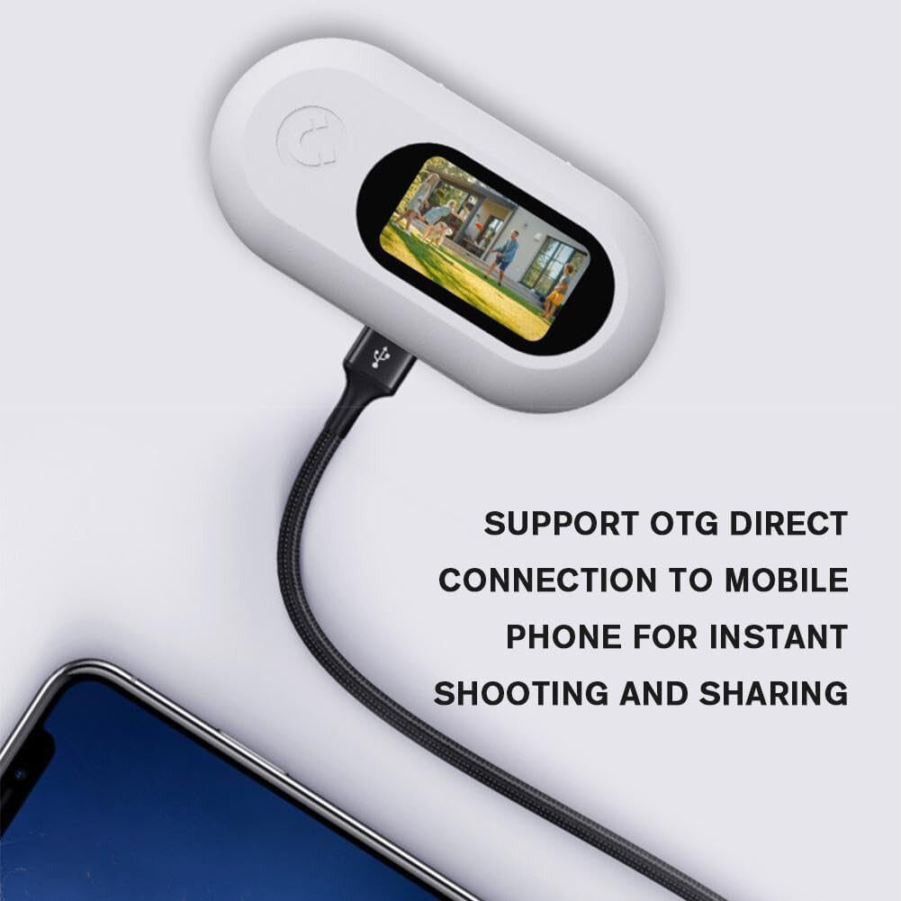 Action Camera 1080P HD Recorder Dog Collar Camera EIS Wide Angle with ...