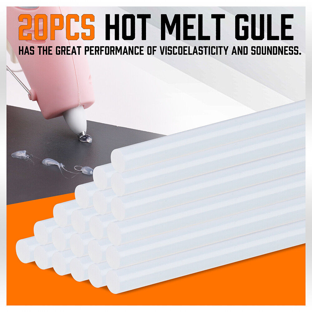 Cordless Hot Glue Gun 20 Glue Sticks & Batteries Included Craft DIY ...