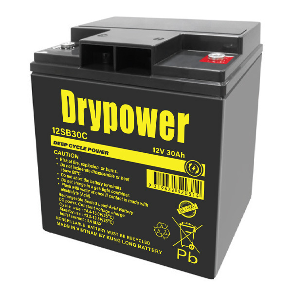 Drypower 12SB30C 12V 30Ah SLA Battery Rp EVX12300 DC26-12A CBC12V26H HF28-12A - DRYPOWER