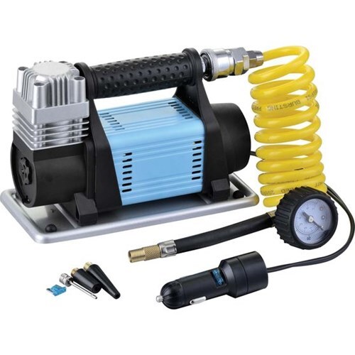 SCA Thunder 12V Tyre Inflator 1.5m Hose with Metal Screw Chuck ...