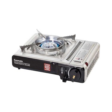 Gasmate Travelmate Deluxe II Butane Cooking Stove Over-Pressure Sensing ...