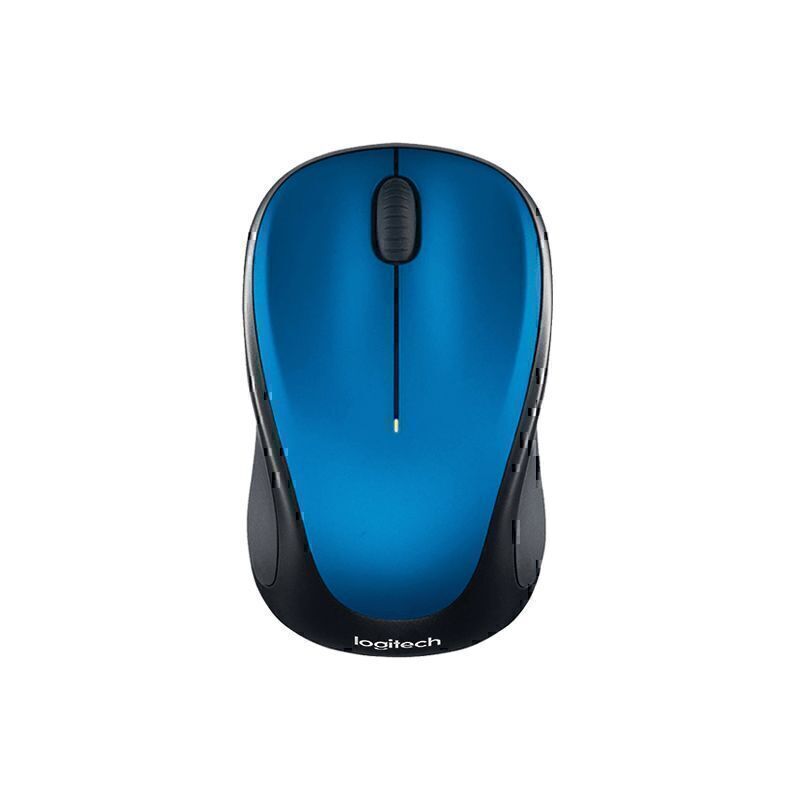 Logitech Wireless Mouse M235 Blue Contoured Design Reliable 3 Years ...
