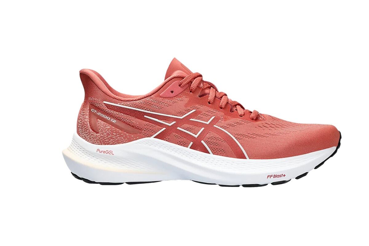 ASICS Women's GT-2000 12 Running Shoes (Light Garnet/Brisket Red, Size ...