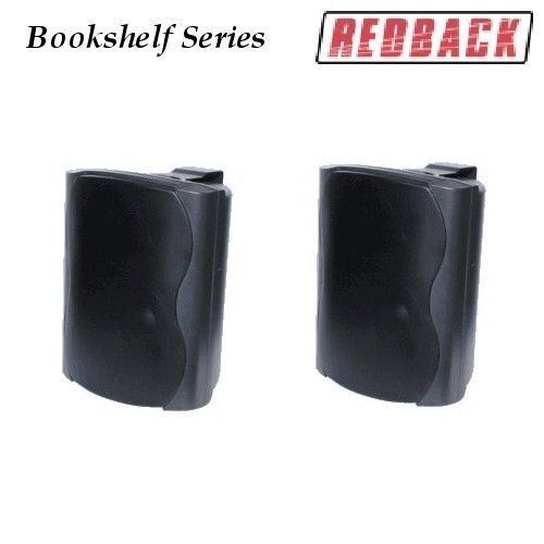 Redback 30W 8 Ohm 100V Wall Mount Black Speaker Pair - REDBACK