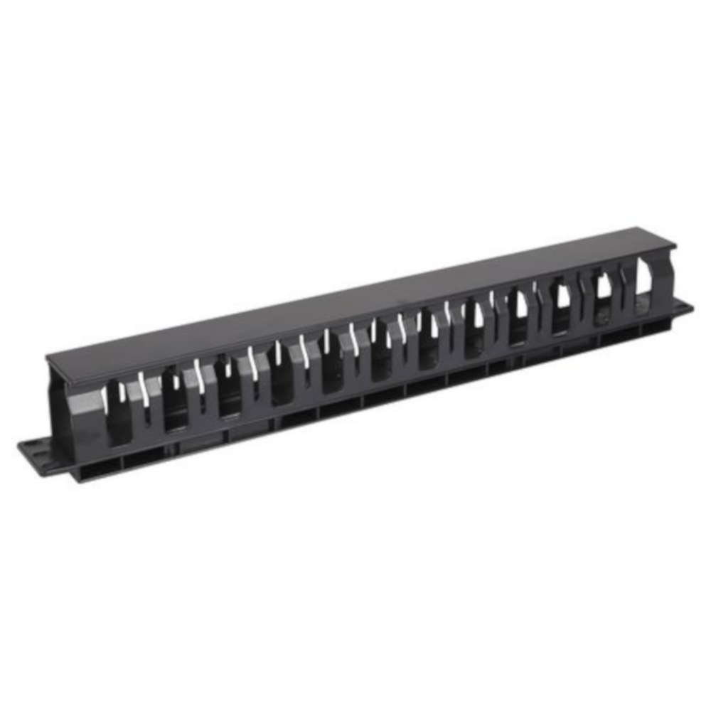 19" 1ru Horizontal Plastic Finger Type Cable Manager
