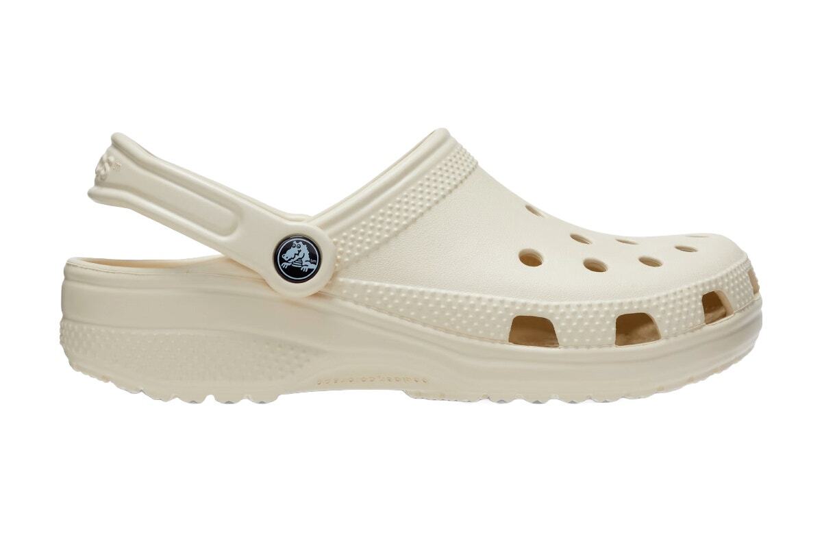 Crocs Classic Clog (Bone, Size M9/W11 US)