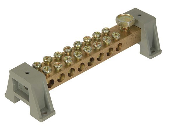 16-Way 100A 8mm Stud 16 Screw Terminals with 6mm Cable Entry Holes ...
