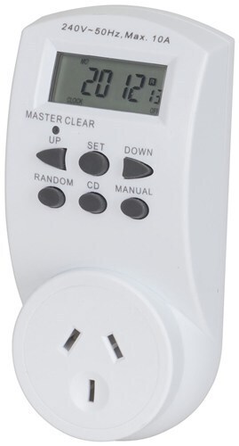 Powertech Mains Timer with LCD Display