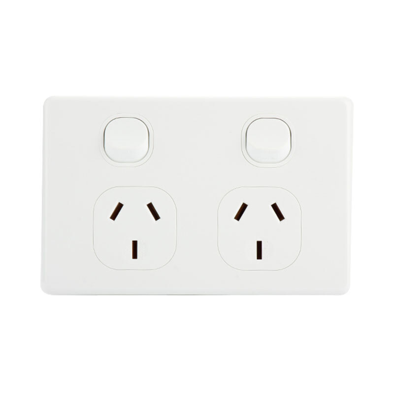 AVOL Double Power Point - White