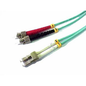 LC-ST OM3 Multimode Fibre Optic Patch Lead - 1m - BOURNE