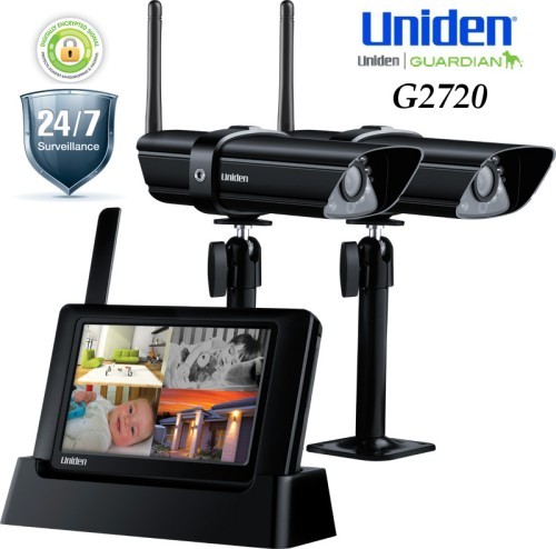 UNIDEN G2720 Guardian Digital Wireless Surveillance System Monitor the ...