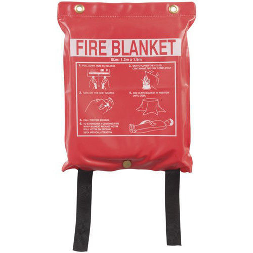 Fire Retardant Fibreglass Blanket 1.2m x 1.8m For Kitchen Workshop 4WD ...
