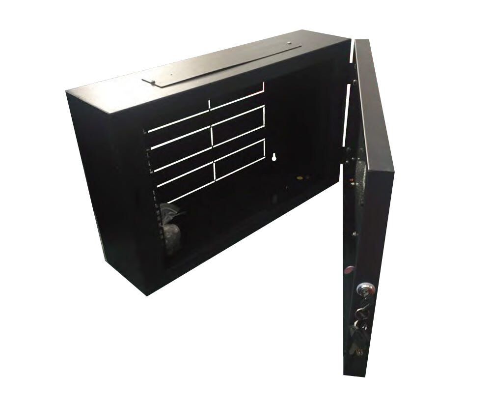 REDBACK RACKS GSF-6112 Lockable Slim Cabinet with Glass Door 12RU