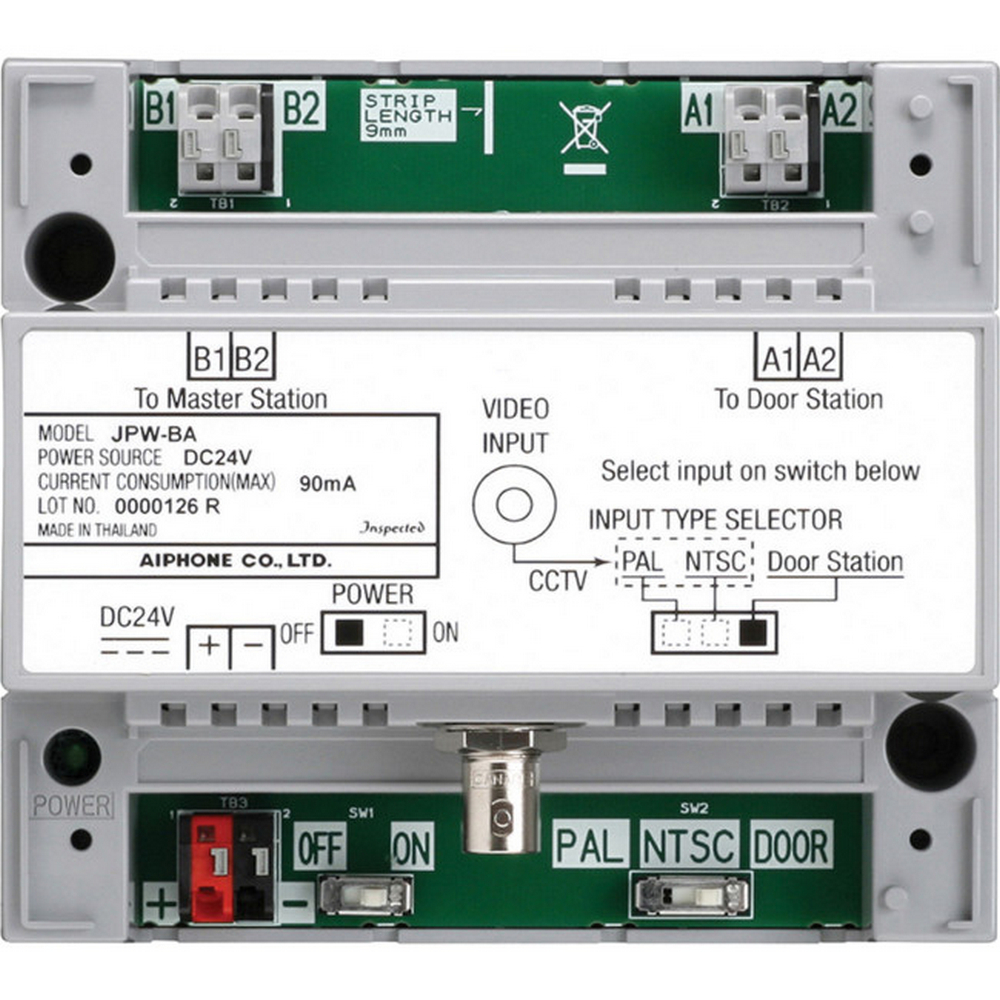 Long Distance Door Adaptor With Camera Input - AIPHONE