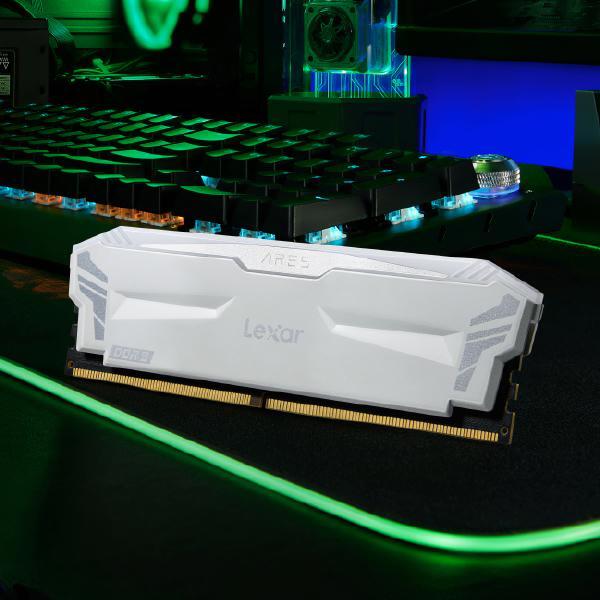 Lexar ARES RGB DDR5 Desktop Memory 32GB (2x16GB) - White - LEXAR