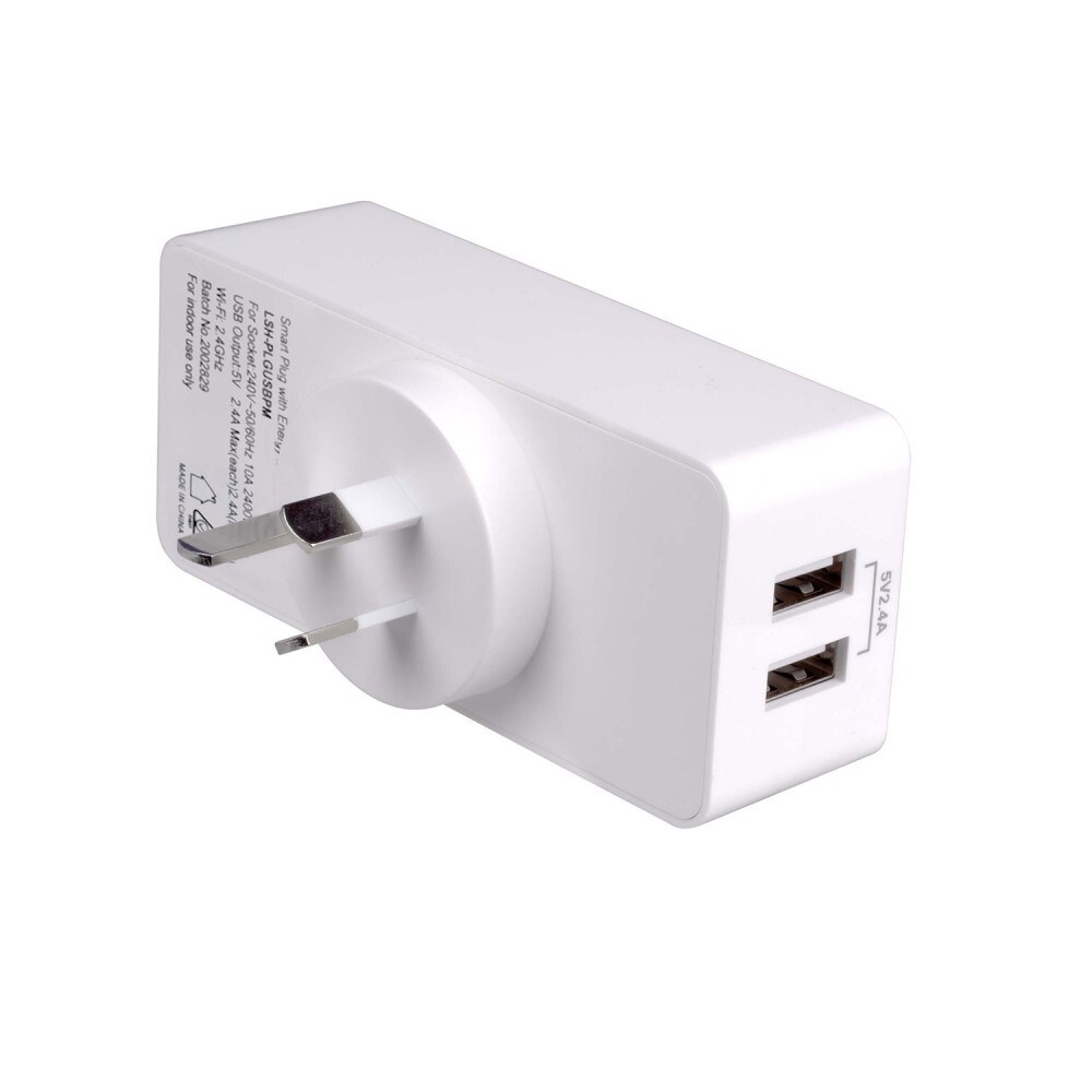 Laser Smart Wi-Fi with 2 USB Ports 1 Standard Plug and Power Monitor ...