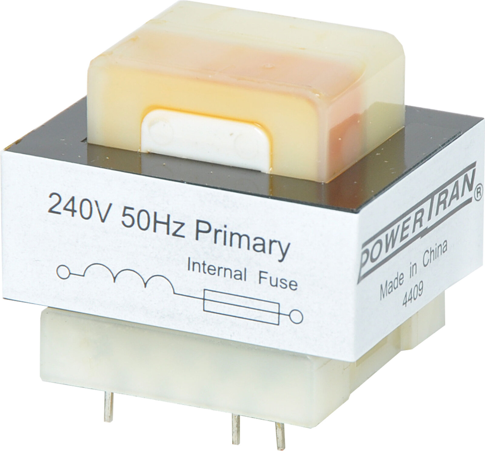 Powertran 5VA 6 plus 6V High Output PCB Transformer 240V 50Hz Primary