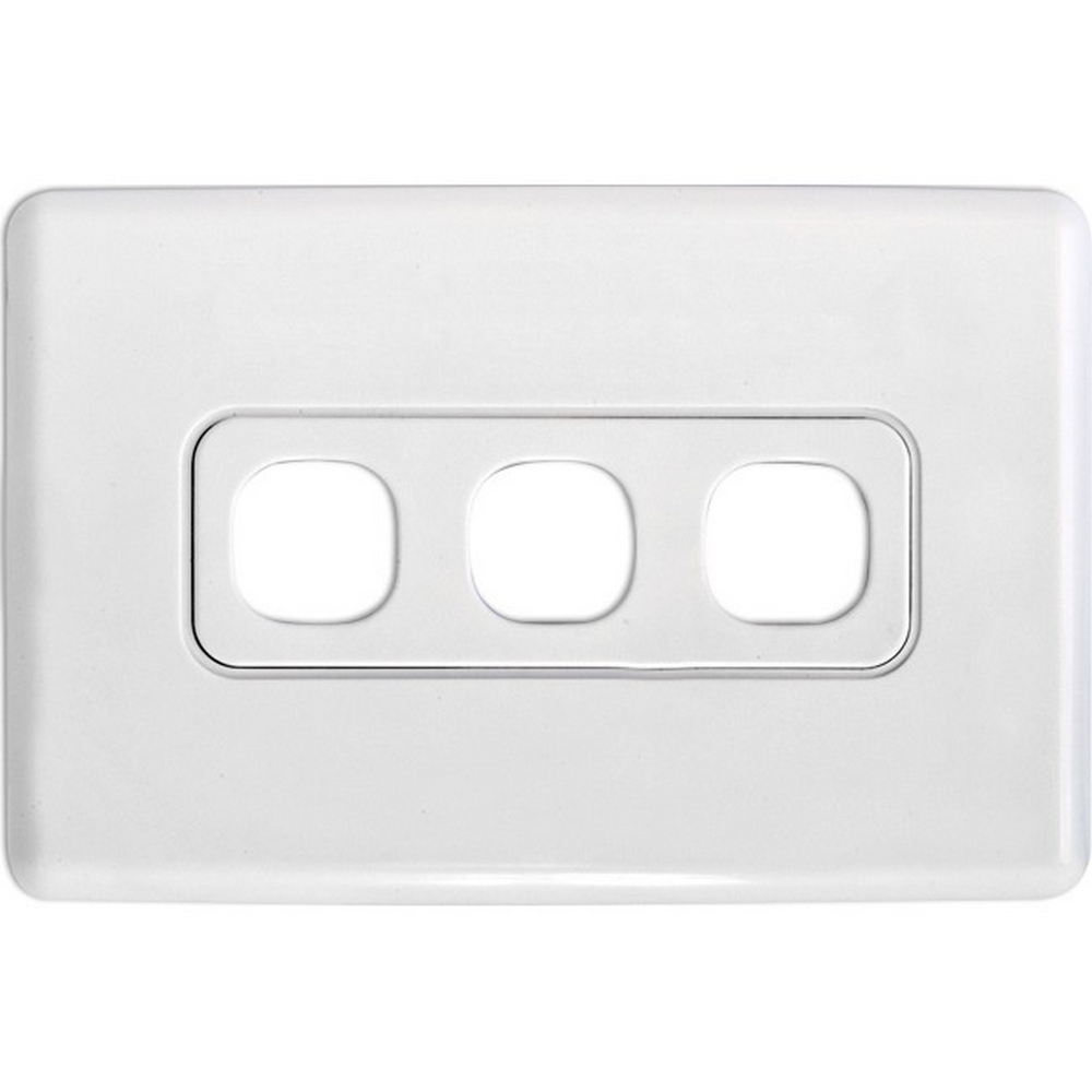 3 Gang Wall Plate Standard Design - BOURNE