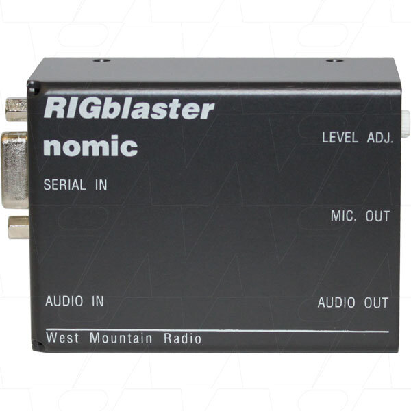 West Mountain Radio RIGblaster NOMIC Sound Card Interface for Portable ...
