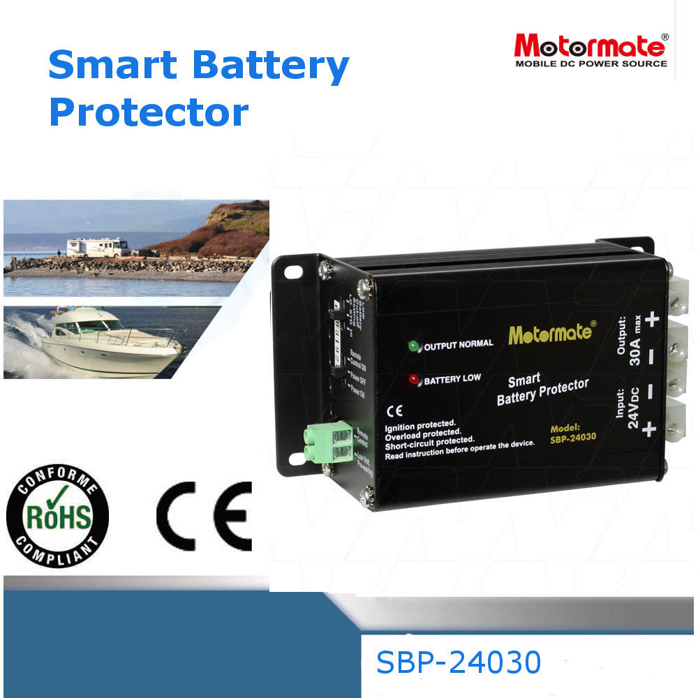 Motormate SBP-24030 24V 30A Max Smart Battery Protector Low Voltage and ...