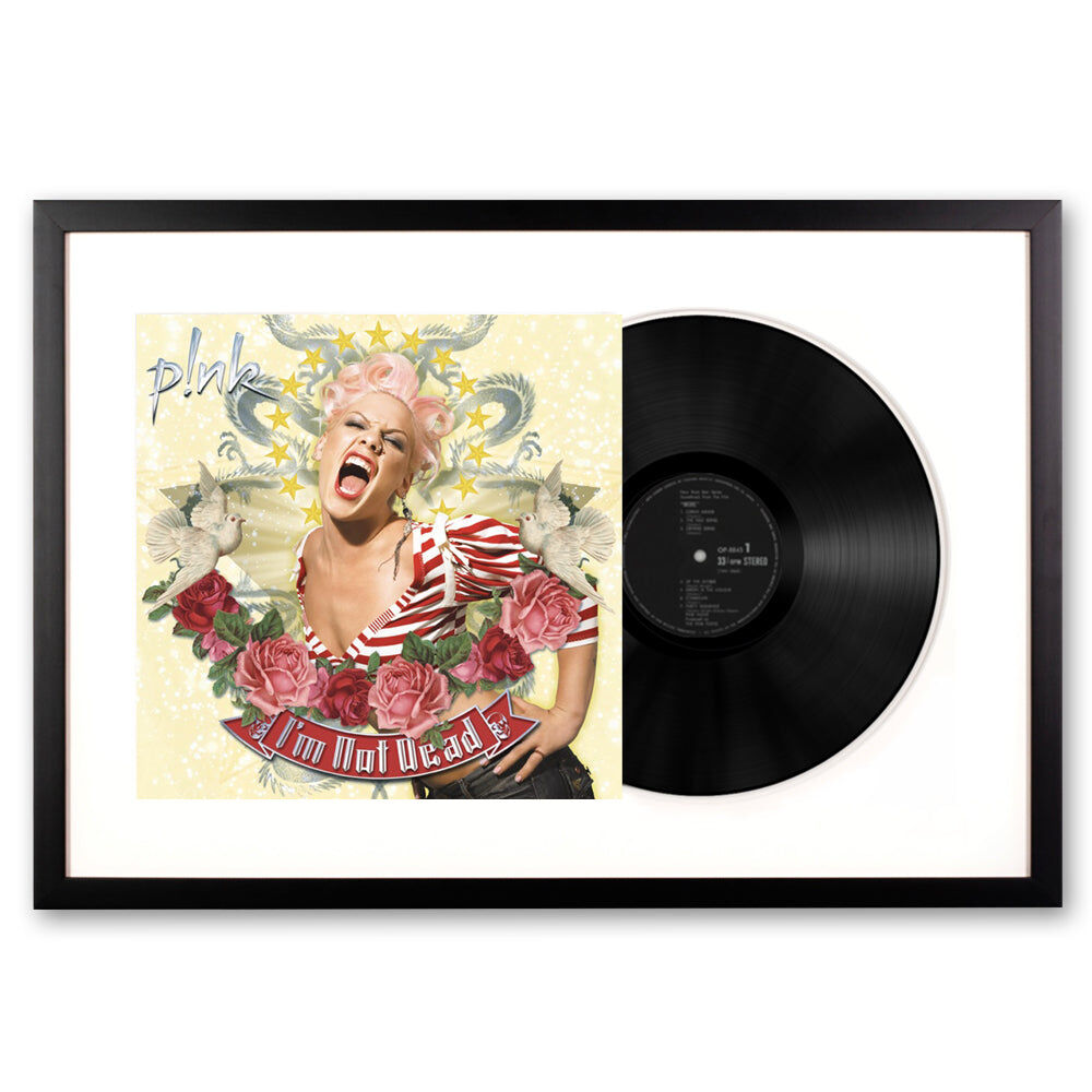 Framed P! nk I'm Not Dead Vinyl Album Art - Vinyl Art
