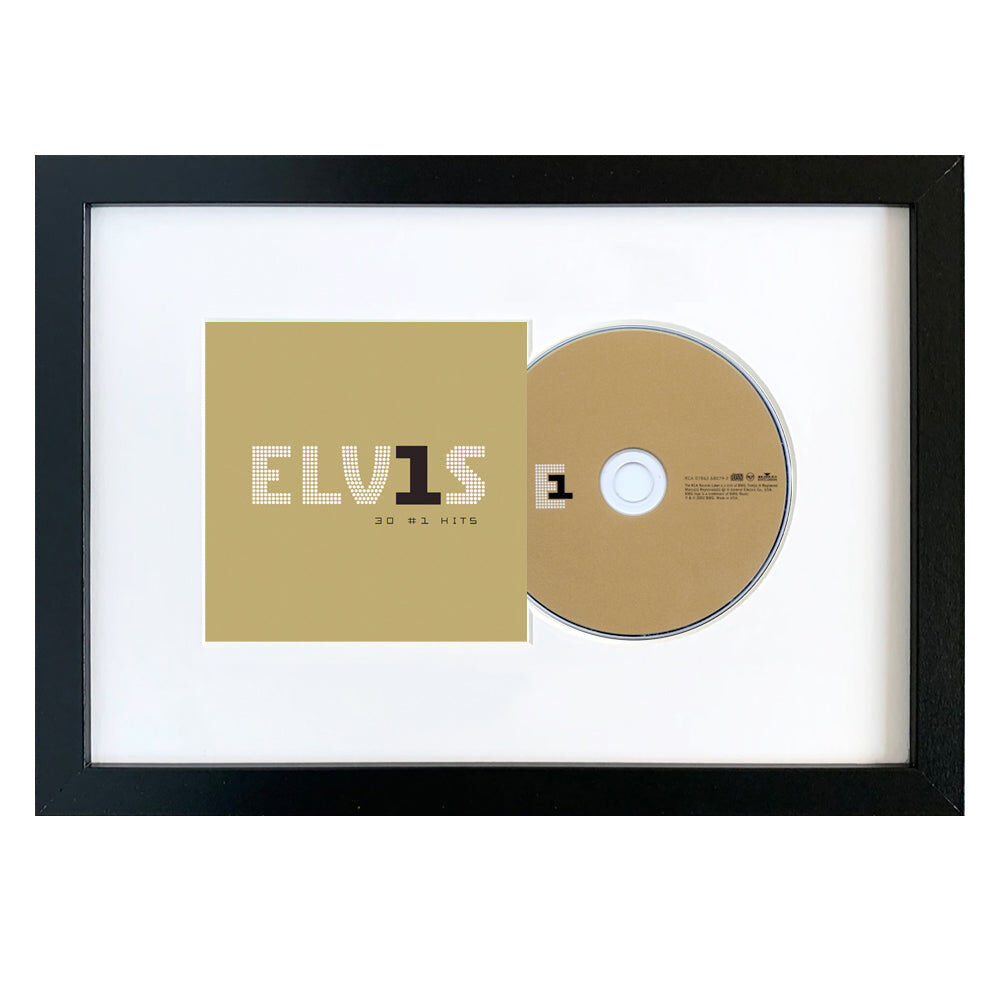 Elvis Presley-Elvis 30 #1 Hits CD Framed Album Art - CD Art