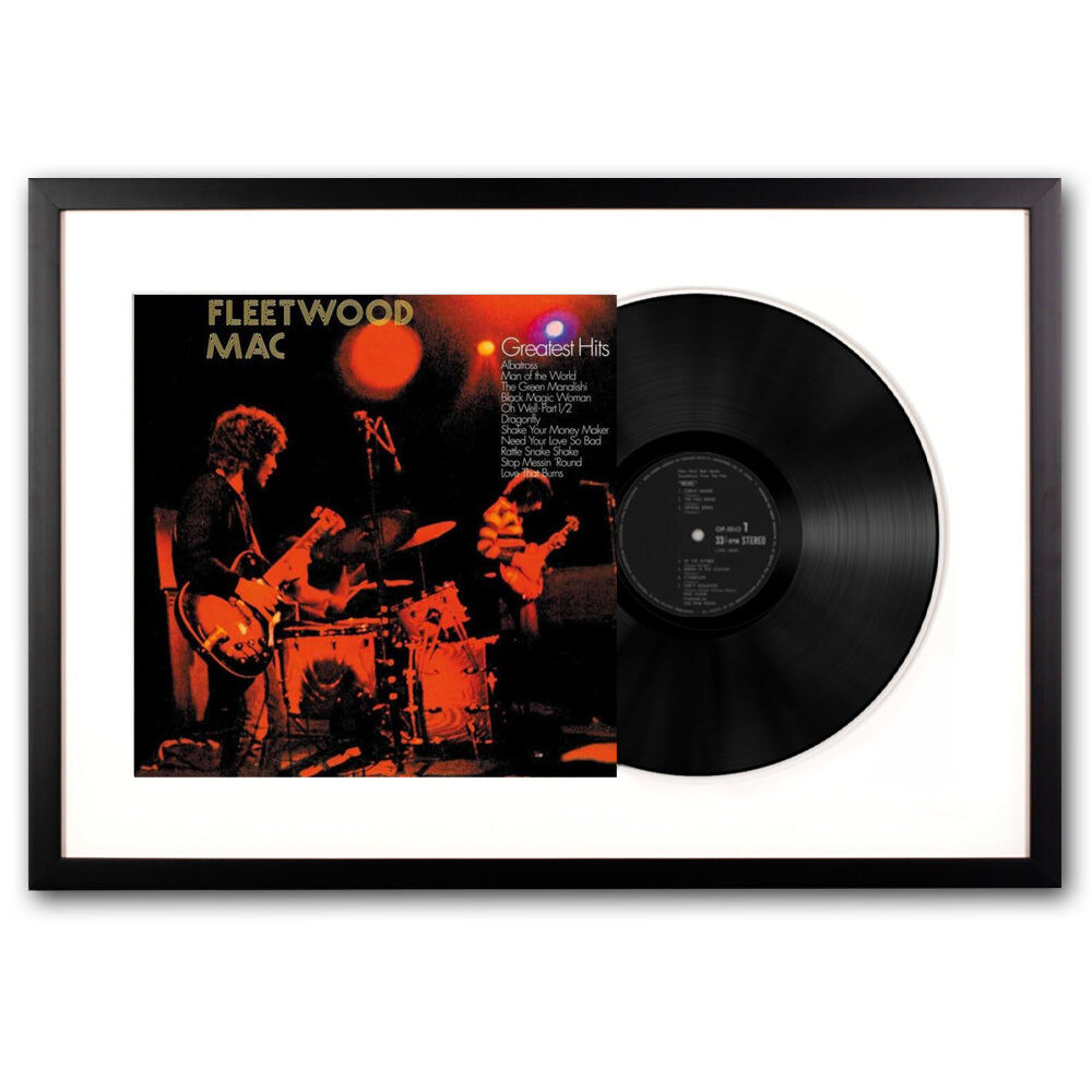 Framed Fleetwood Mac Greatest Hits Vinyl Album Art - Vinyl Art