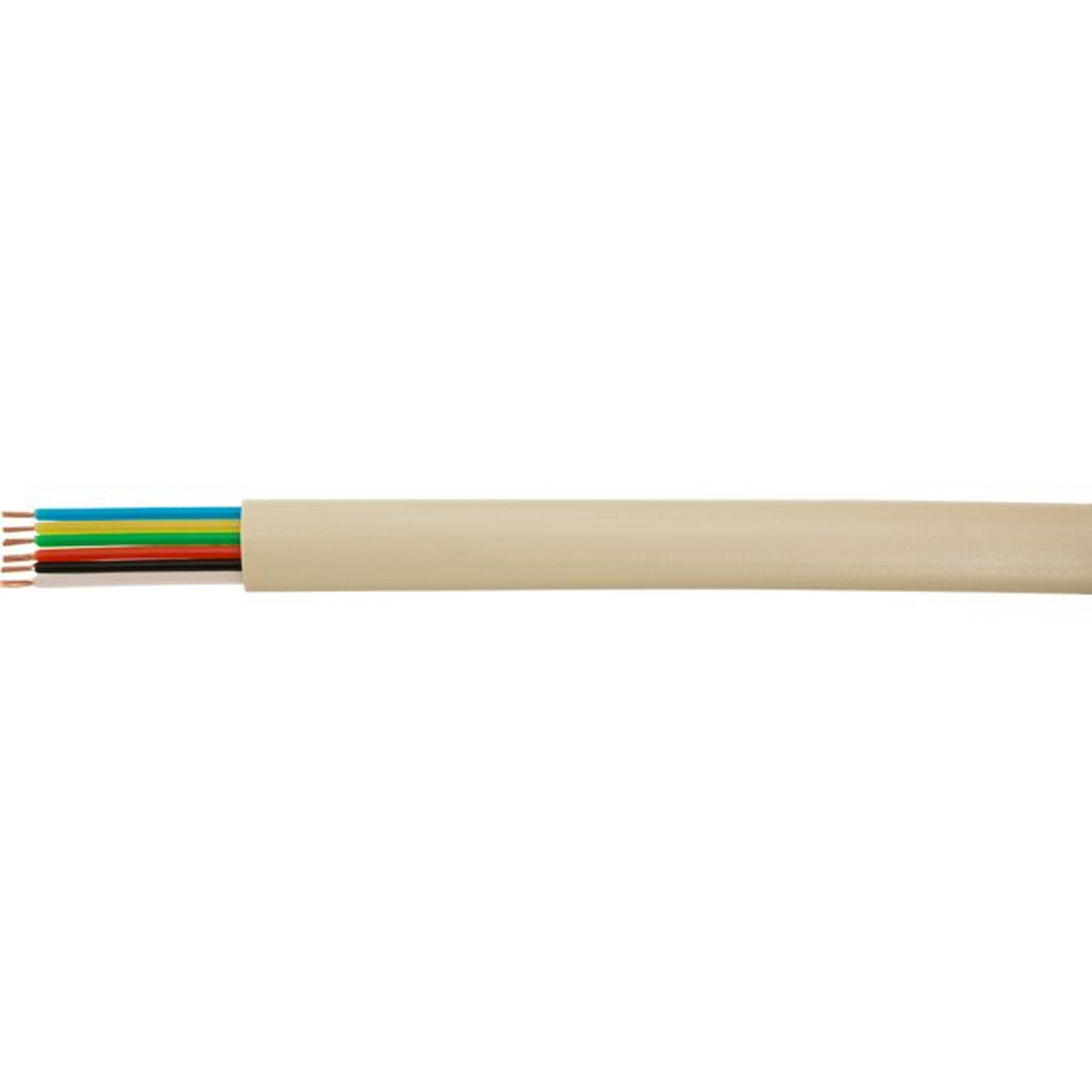 Modular Telephone Cable - 1M 6 Core Flat Cable - Per Metre - BOURNE