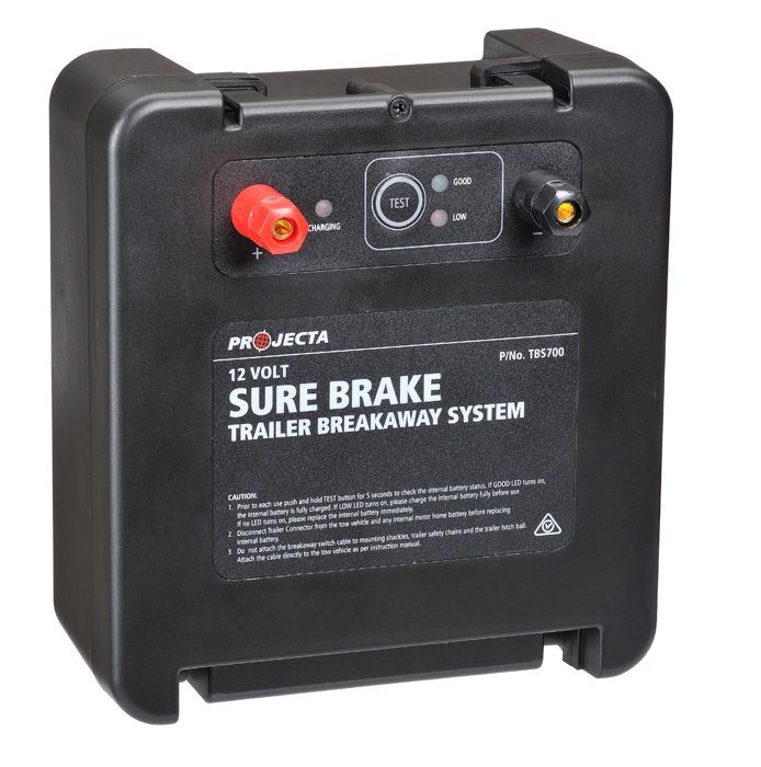 PROJECTA Sure Brake 12V 7Ah Emergency Trailer Breakaway System