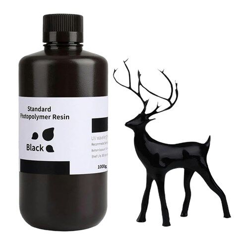 Elegoo TL6532 Standard Resin 1.0 Black 1kg 3D Print with LCD DLP & MSLA ...