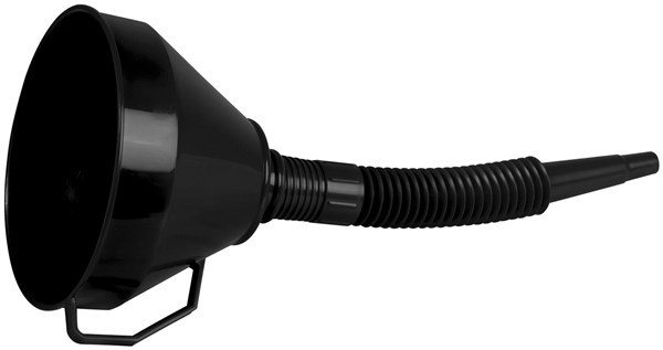 Black 160mm Flexible Funnel and Reduce spills pouring liquids other ...