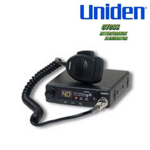 UNIDEN UHF 2 Way CB Mobile 18kms Typical Range in kms 40 UHF Channels