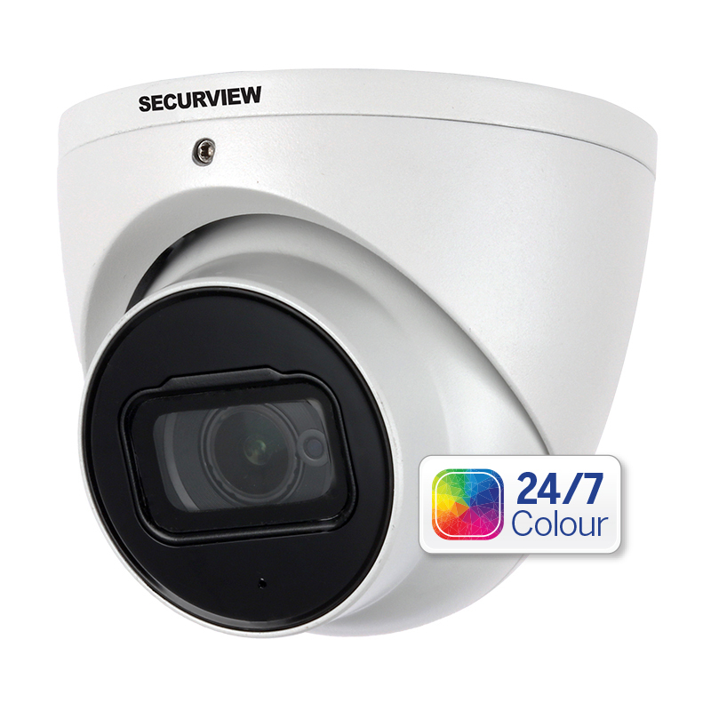 Securview Professional Series 2.0MP 24/7 Colour Fixed HDCVI Turret