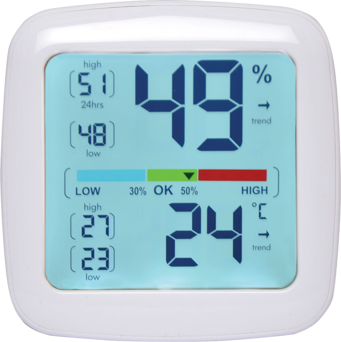 Desk Thermometer Hygrometer Monitor