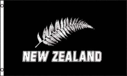 New Zealand Silver Fern Flag 3x5ft